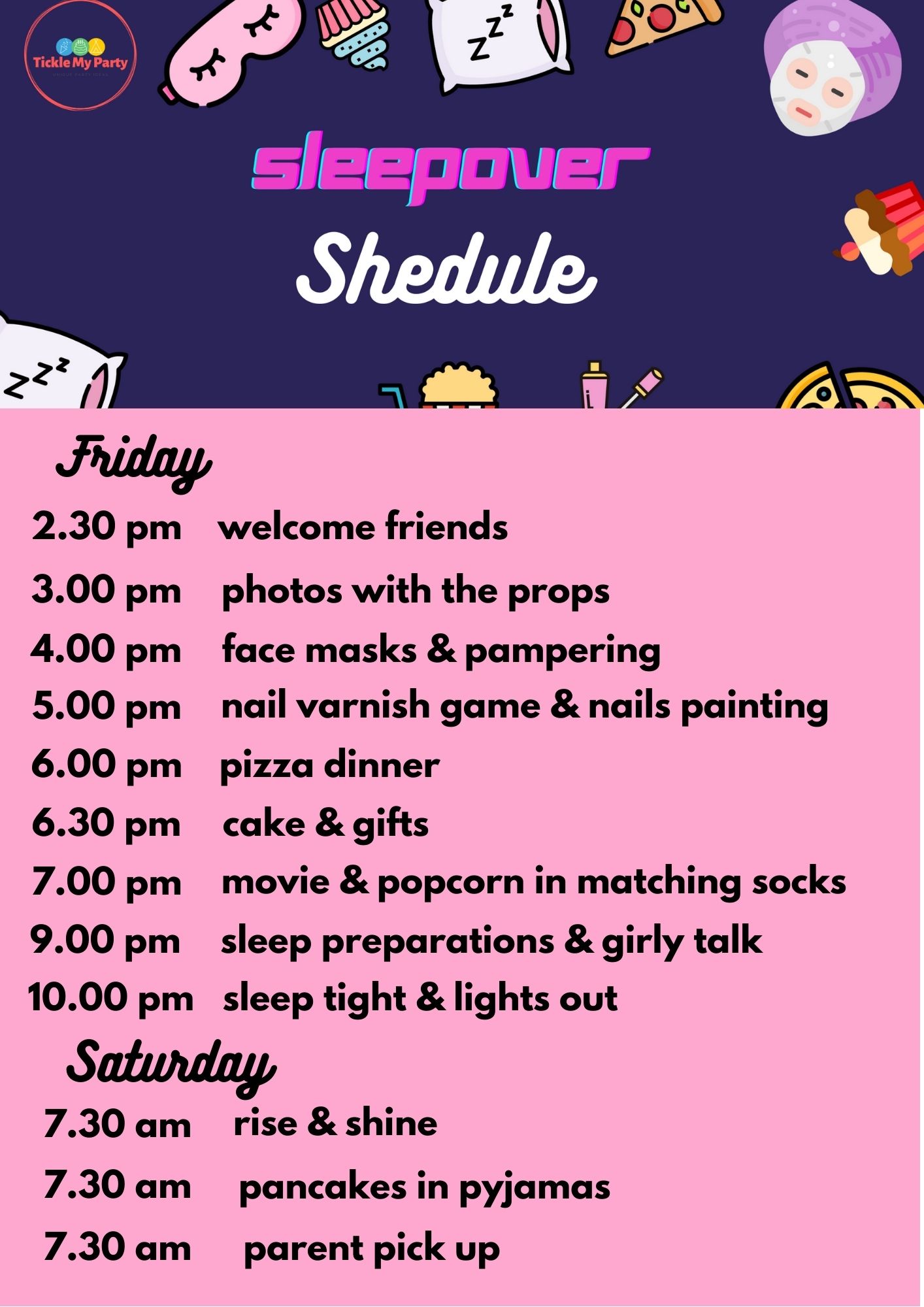 How To Plan A Birthday Sleepover?
